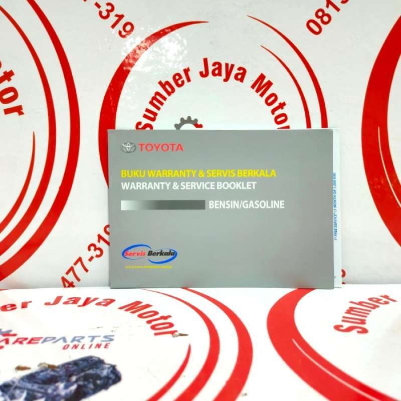 Promo Buku Service Toyota Tipe Mobil Bensin Diskon 17% di Seller ...