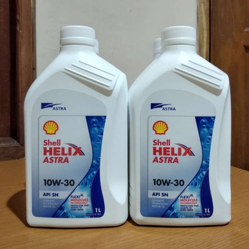 Promo Oli Mesin Shell Astra 10W-30 Api Sn Synthetic Original Shell ...