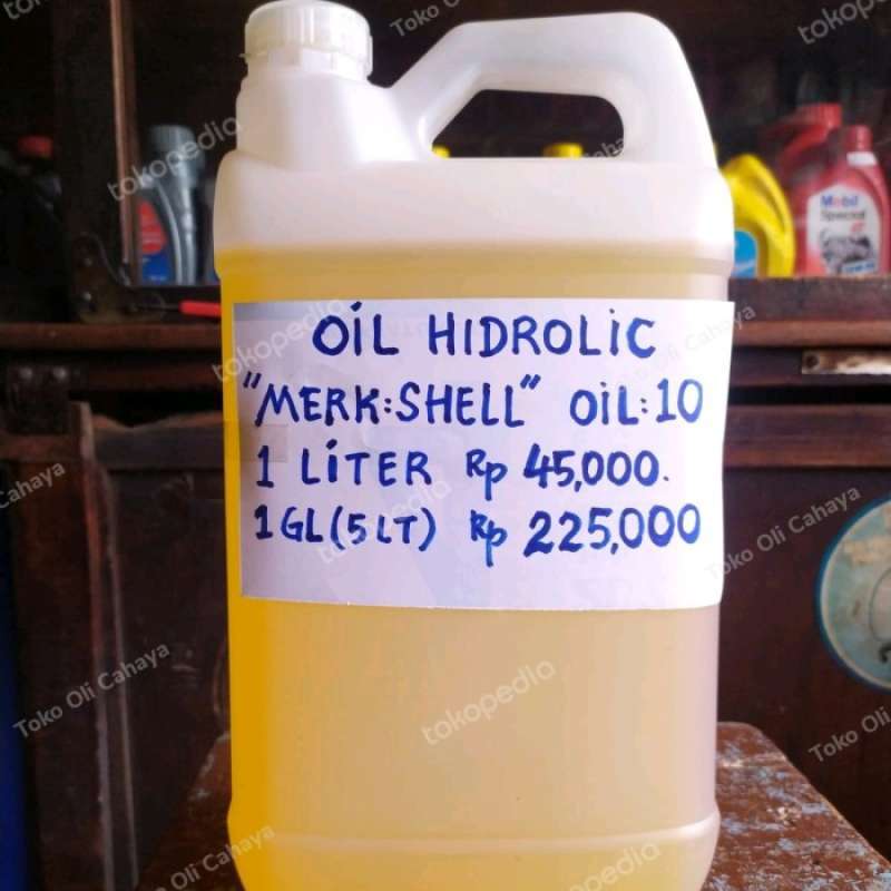 Promo Oli Mesin Hidrolik/ Hydraulic 1 Liter merek Shell Diskon 23% di ...