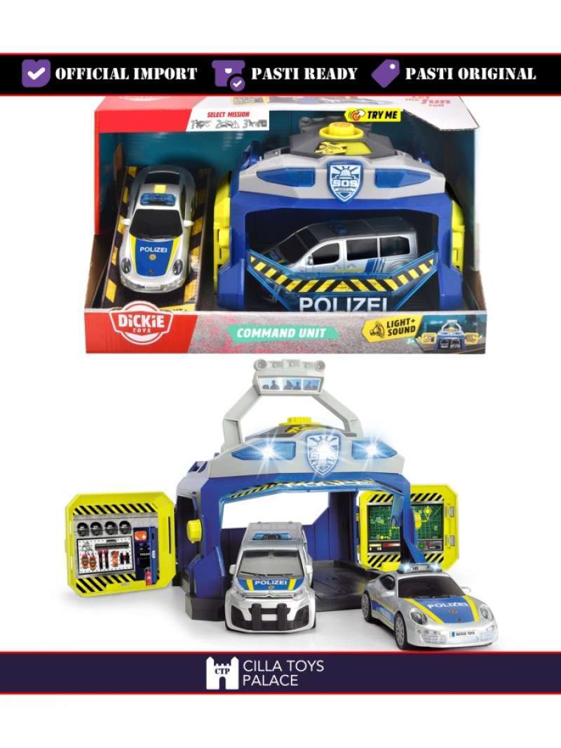 Jual Original Dickie Toys Swat Station Police Play Set Di Seller Maira ...