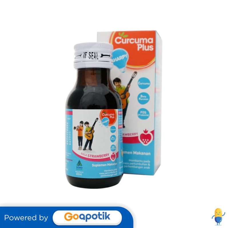Jual Curcuma Plus Sharpy Rasa Strawberry Sirup 60 Ml Di Seller Apotek ...
