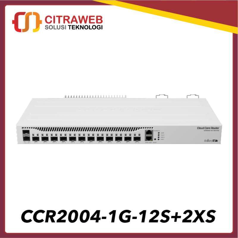 Promo Mikrotik Routerboard CCR2004-1G-12S+2XS Cloud Core Router Diskon ...