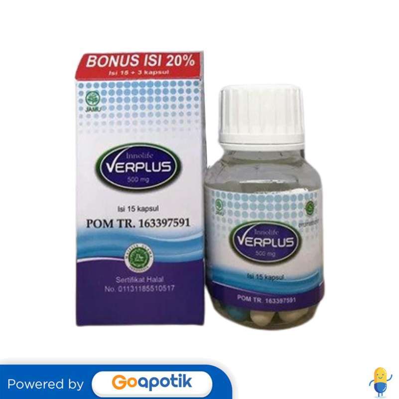 Jual Innolife Verplus 500 Mg Botol 15 Kapsul Di Seller Apotek Makmur Sehat - Pondok Petir, Kota ...