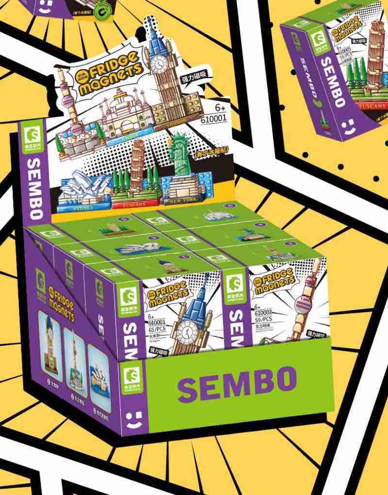 Jual Sembo Block Fridge Magnet Pisa Bangunan Terkenal Sejarah 7 ...