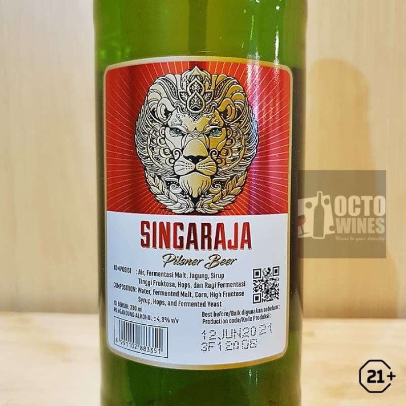 Jual Original Asli Ori Bir Beer Singaraja Singa Raja Pilsener Botol ...