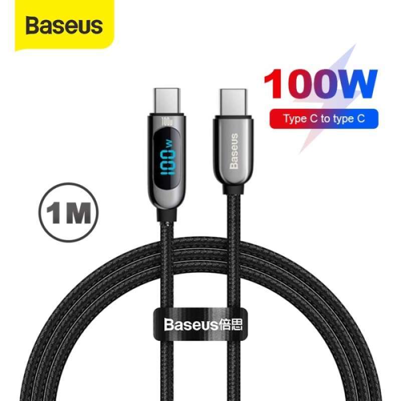 Jual Baseus Kabel Data Type C To Type C 100w Pd Fast Charger Led