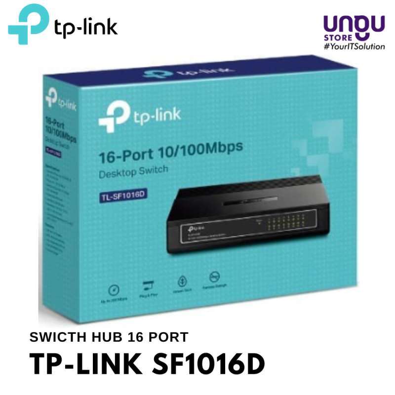 Jual Tp-link Switch Hub 16port Tl-sf1016d Dekstop Switch 16 Port 10/100mbps Di Seller Ungu Store ...