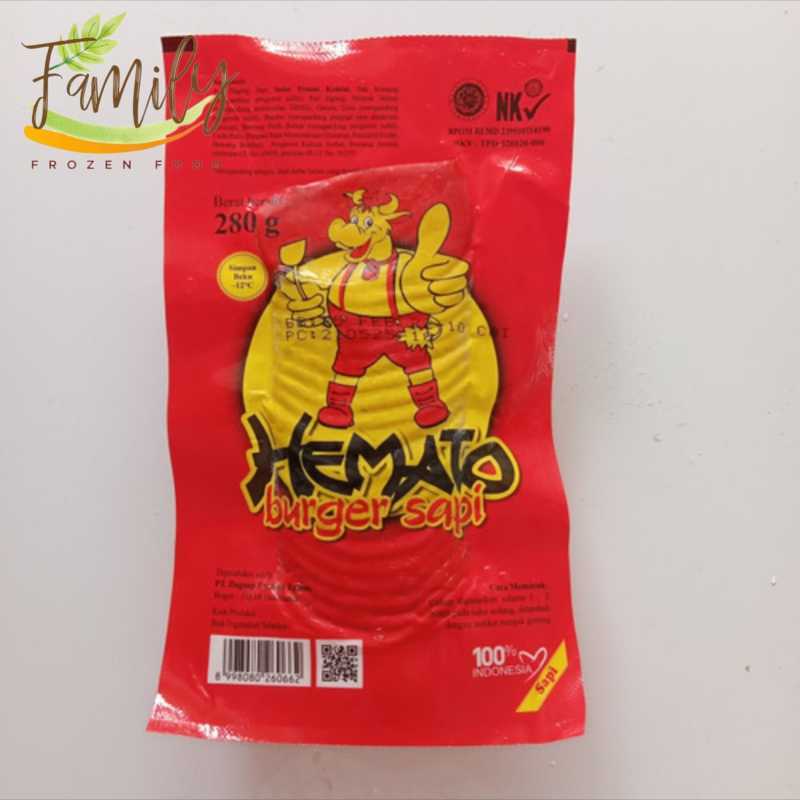 Jual Hemato Burger Sapi Mini 280gr Frozen Food di Seller Family Frozz ...