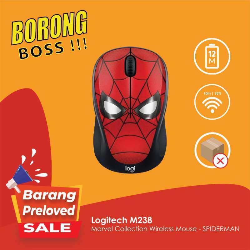Jual Mouse Logitech Spiderman Original Murah - Harga Diskon Juli 2024 ...