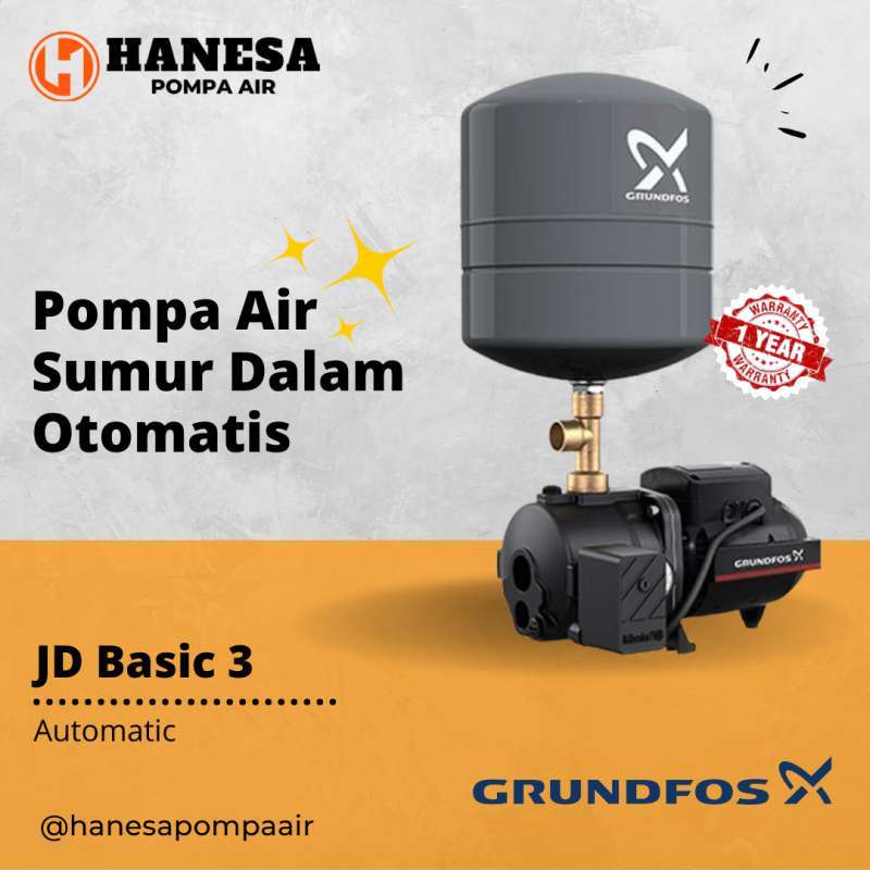 Jual Grundfos JD Basic 3 Pompa Air Sumur Dalam Otomatis di Seller ...
