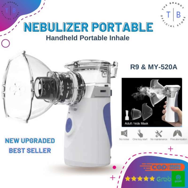 Promo Alat Bantu Uap Pernafasan Asma Inhalasi Portable Mesh Nebulizer ...