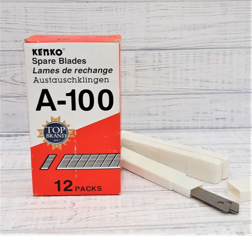 Jual Pisau Cutter Kecil Kenko A-100 Refill Cutter Blade A-300 Di Seller ...
