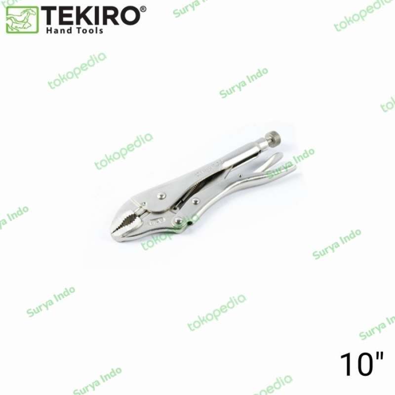 Promo TANG BUAYA BENGKOK LENGKUNG 10 TEKIRO PL-LG0770 LOCKING PLIERS ...