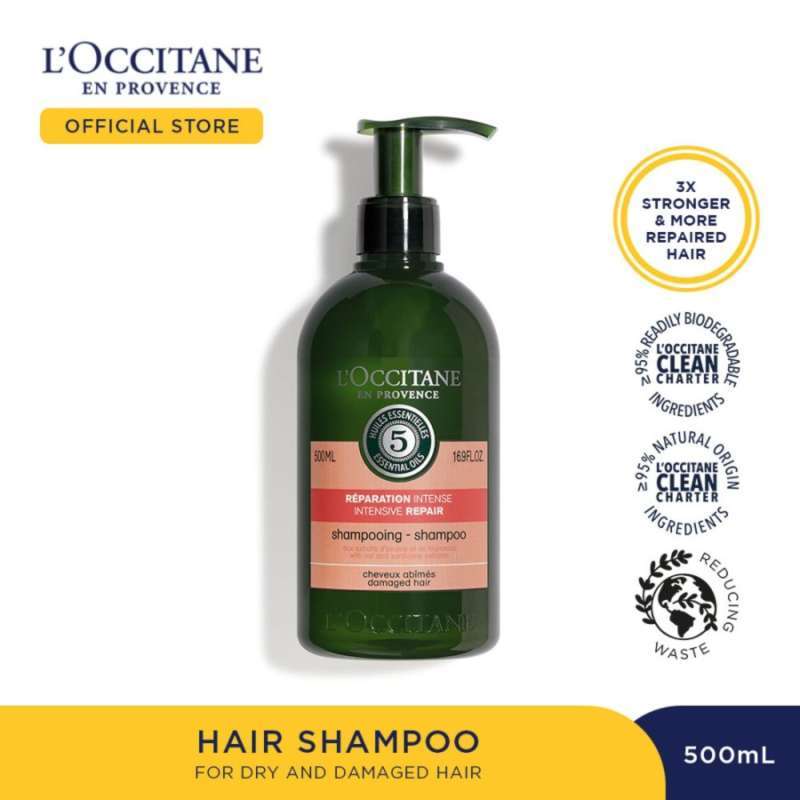 Promo L'occitane - Aromachologie Intense Repairing Shampoo 500ml Diskon ...