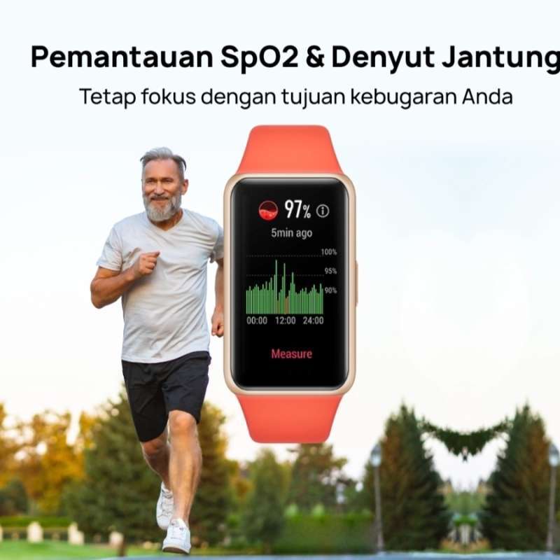 Jual Huawei Band 6 Smartband Amoled Spo2 Smart Watch Band 6 Fullview ...