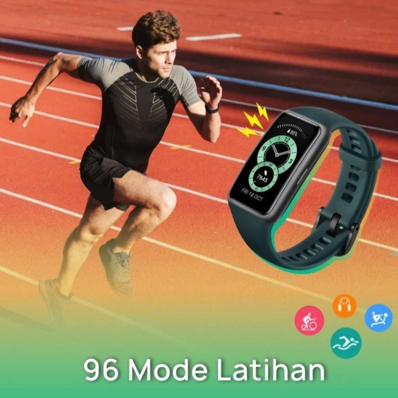 Jual Huawei Band 6 Smartband Amoled Spo2 Smart Watch Band 6 Fullview ...