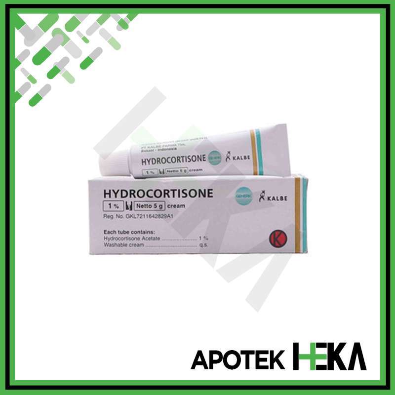 Jual Hydrocortisone 1% Kalbe Salep Krim 1 Tube di Seller Apotek Heka ...