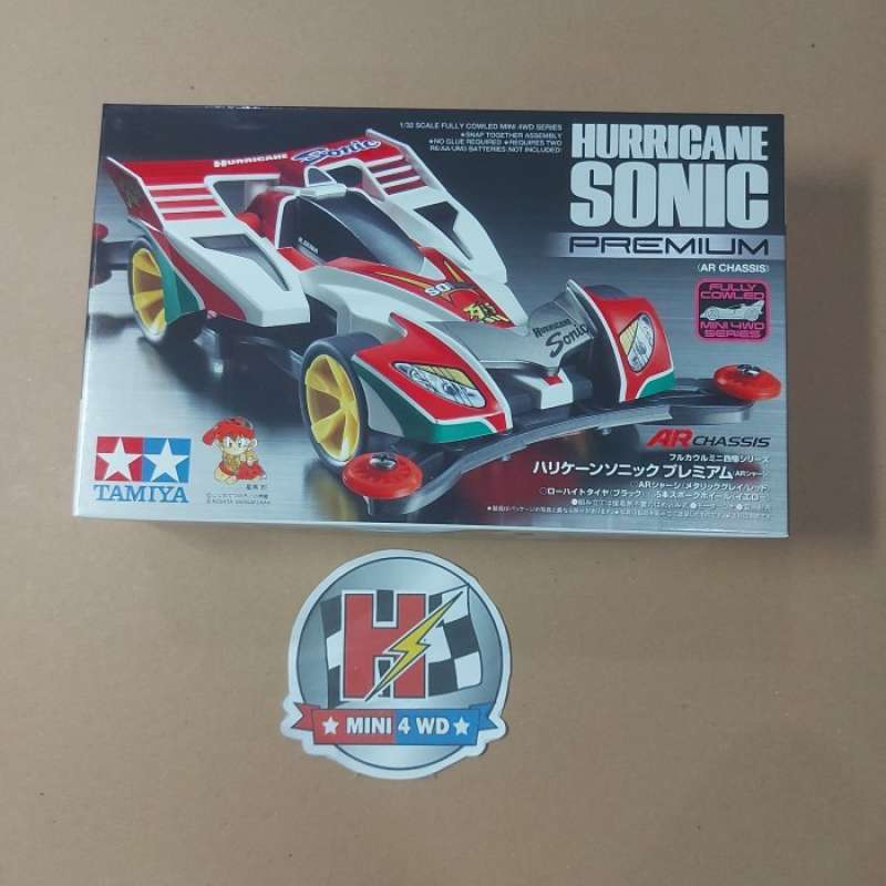 Promo Tamiya Mini 4Wd Hurricane Sonic Premium, Ar Chassis Diskon 33% di ...