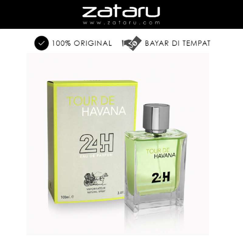 Jual Fragrance World Tour de Havana 24H EDP Man - 100 ML di Seller Zataru Official Store - Kapuk ...