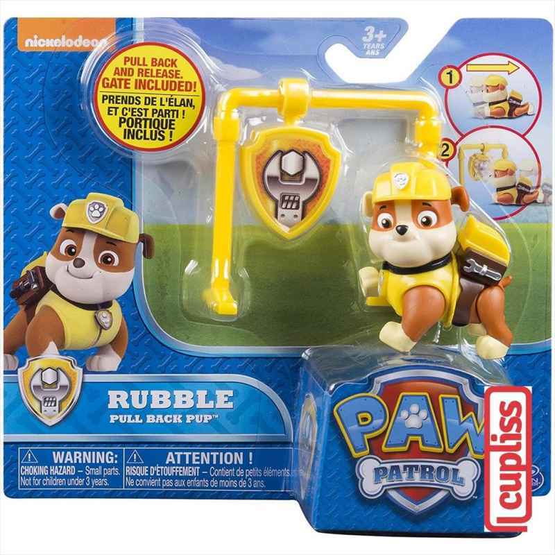 Jual Paw Patrol Rubble Pull Back Pup Figure only 20082986 di Seller ...