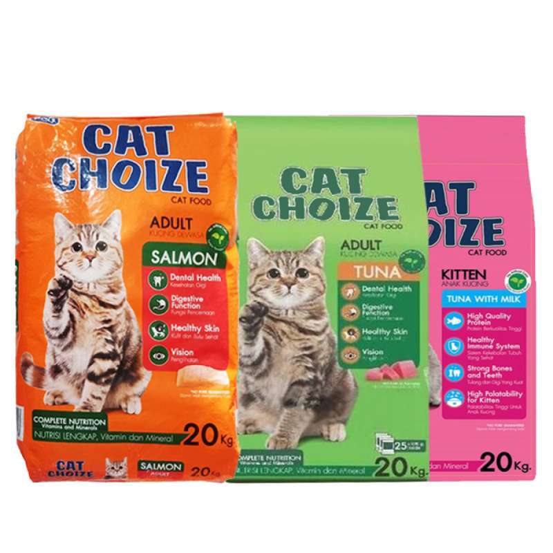 Jual Cat Choice Adult Dry Cat Food Salmon Makanan Kucing 20 Kg Di ...