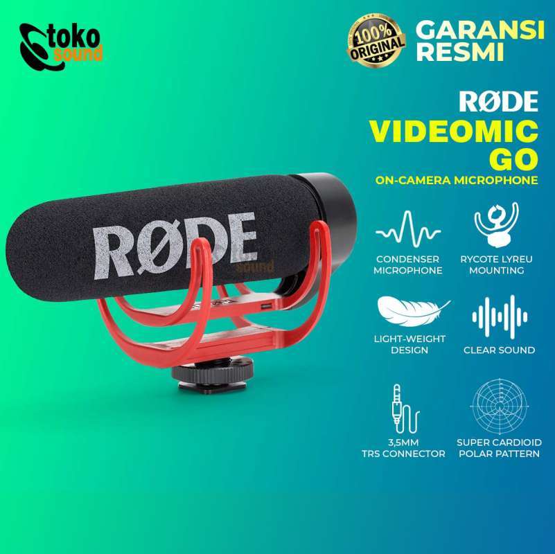 Jual Rode Videomic Go Lightweight On-camera Microphone Di Seller ...
