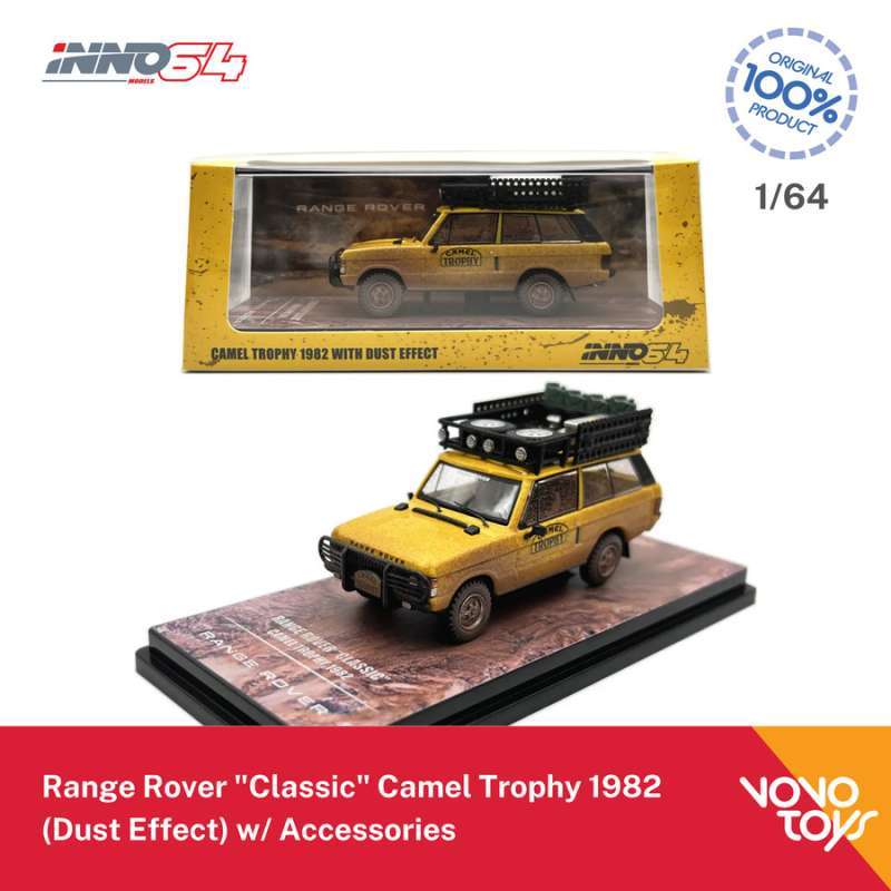 Promo Inno 1/64 Range Rover Classic Camel Trophy 1982 Dust Effect ...