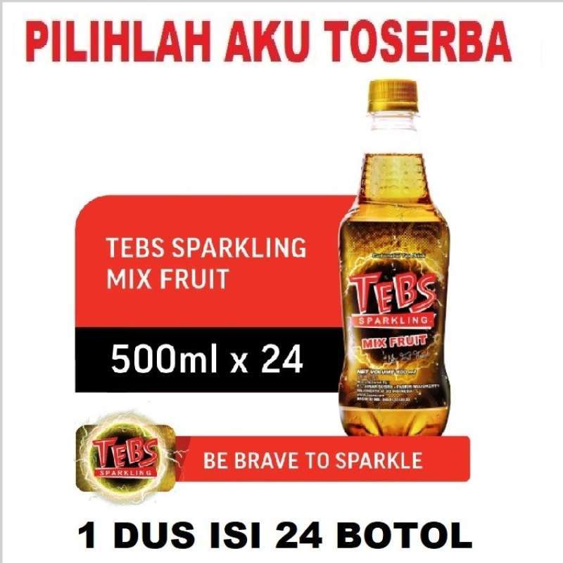 Promo TEBS Sparkling Soda PET 500 ml - ( HARGA 1 DUS ISI 24 botol ) Diskon 10% di Seller ...