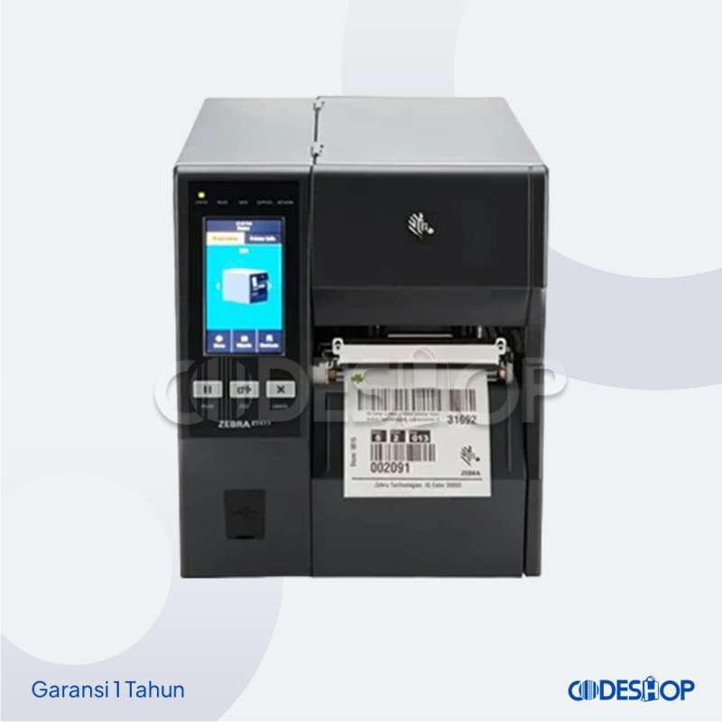 Jual Printer Barcode Zebra Zt411 Industrial Cetak Resi 300 Dpi Di ...