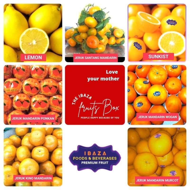 Jual Buah Jeruk Impor Sunkist Lemon Santang Ponkan Wogan Murcot ...