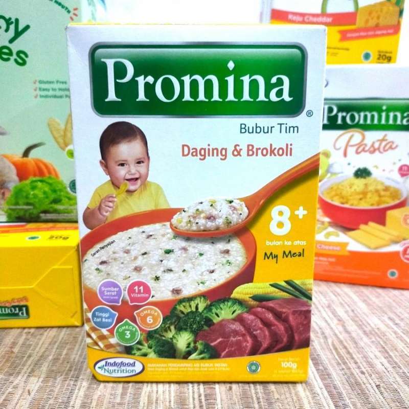 Jual Promina Bubur Tim Daging & Brokoli 100g - Bubur Bayi Usia 8+ Di ...