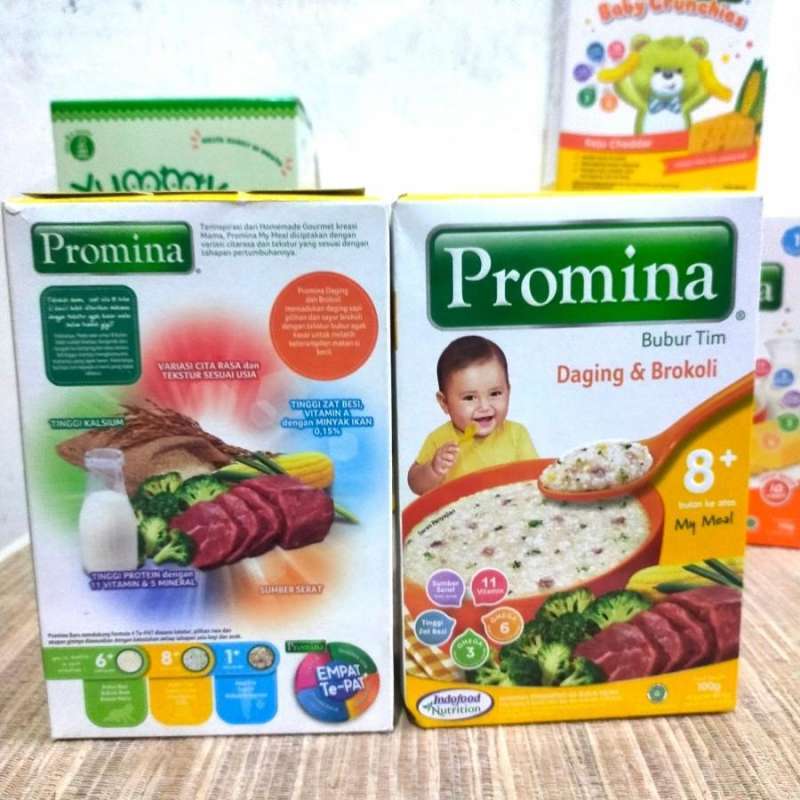 Jual Promina Bubur Tim Daging & Brokoli 100g - Bubur Bayi Usia 8+ Di ...