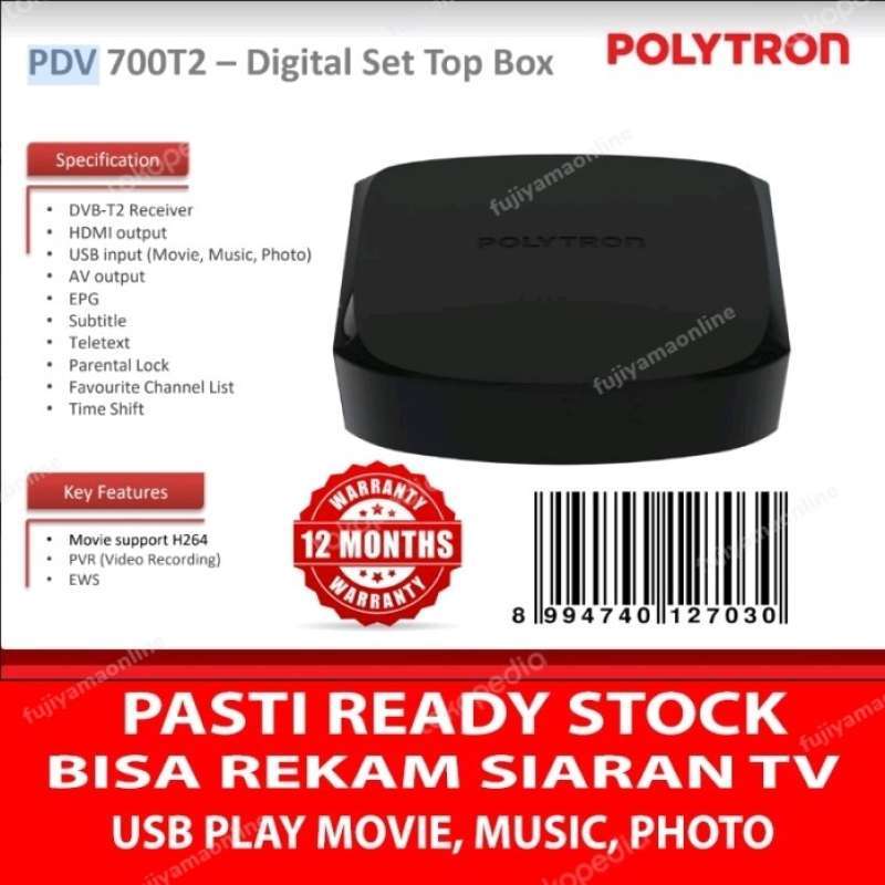Promo Set Top Box Digital DVB - T2 PDV 700T2 - Multivariasi Multicolor ...
