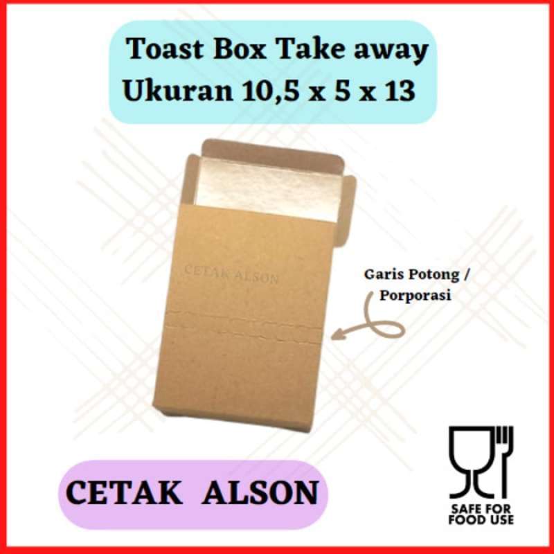 Promo Premium Toast Box Bread Take Away/Kotak Roti Bakar/Toast Holder ...