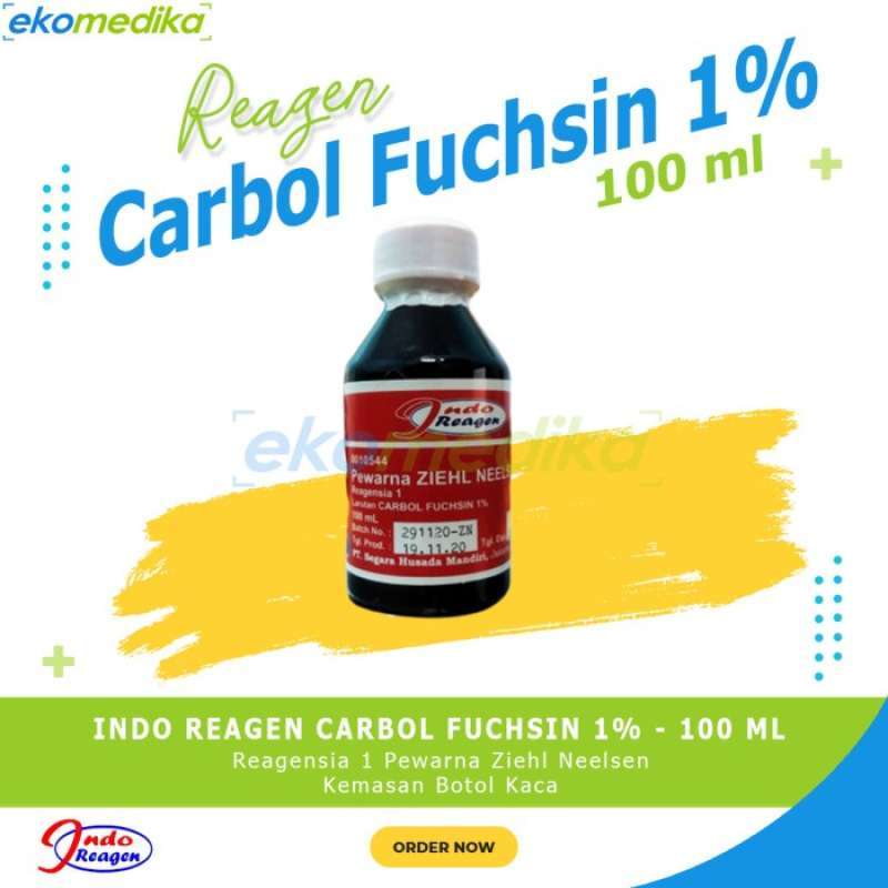 Promo Pewarna Ziehl Neelsen Indo Reagent Larutan Carbol Fuchsin 1% ...