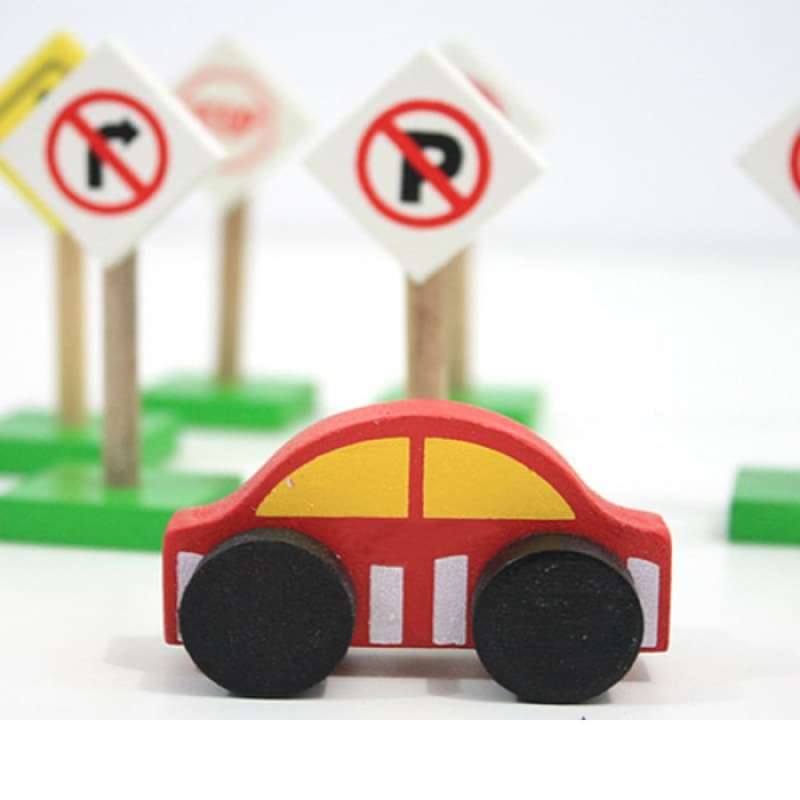 Promo Free Ongkir Mainan Edukasi Rambu-rambu Lalu Lintas Plus Mobil ...