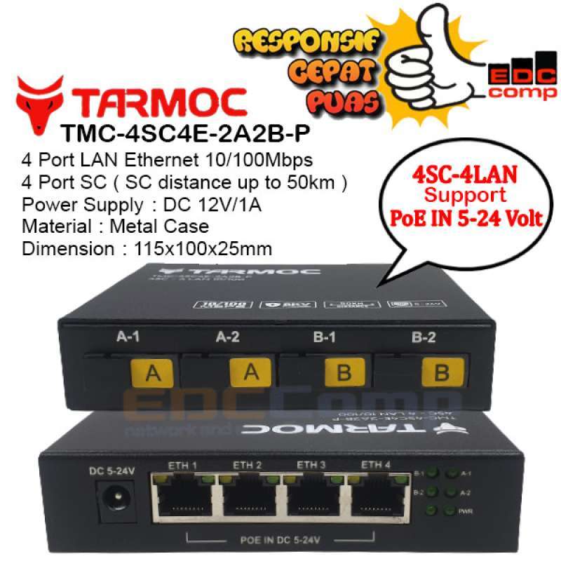 Promo Media Converter 4 Port FO 4 Port LAN 100 Base-T / 4 FO 4 LAN Diskon 23% di Seller Moni ...