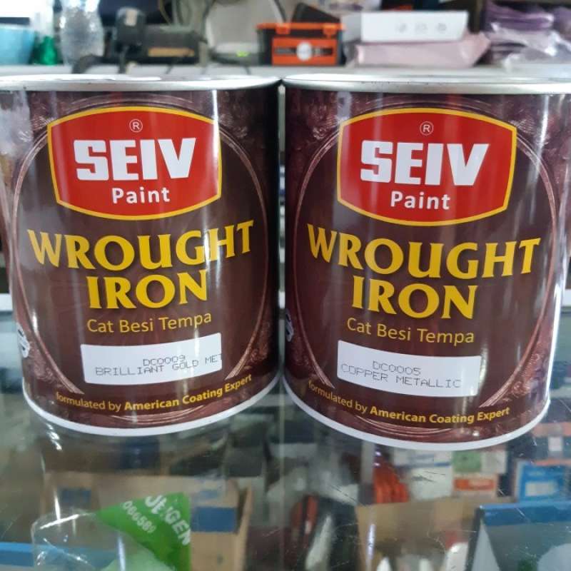 Promo Cat Seiv Pagar Besi Tempa 1kg Gold / Copper Metallic Diskon 23% ...