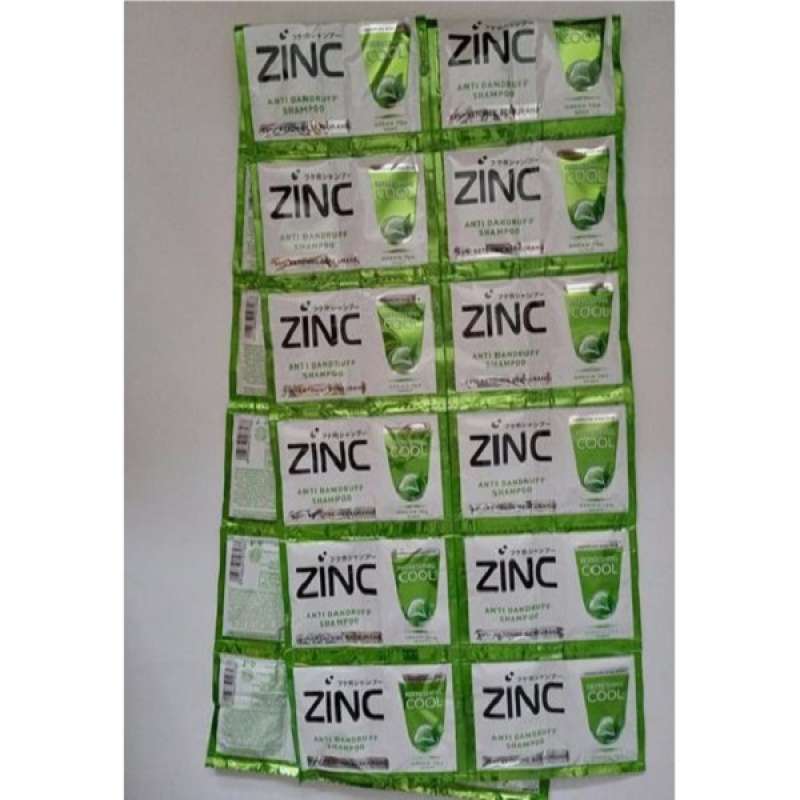 Jual Shampoo Zinc Refreshing Cool Sampo Zinc Hijau Renceng 12pcs di ...