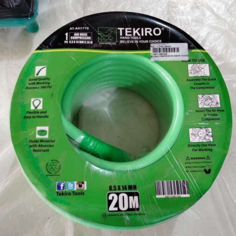 Jual Deskripsi Tekiro Selang Kompresor 20m Selang Angin Kompresor Merek ...