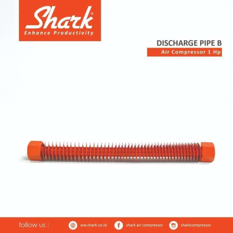Promo PIPA ULIR DISCHARGE PIPE B KOMPRESOR ANGIN SHARK 1HP Diskon 33% ...