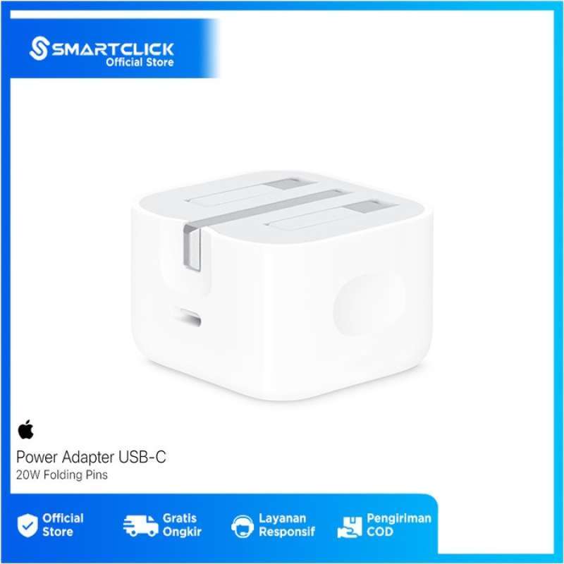 Jual Apple Charger Power Adapter 20w Usb-c Folding Pin Original Di Seller Smartclick ...