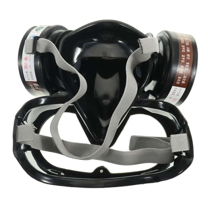 Jual Masker Gas Respirator Full Face Anti Dust Chemical Dengan Kacamata ...