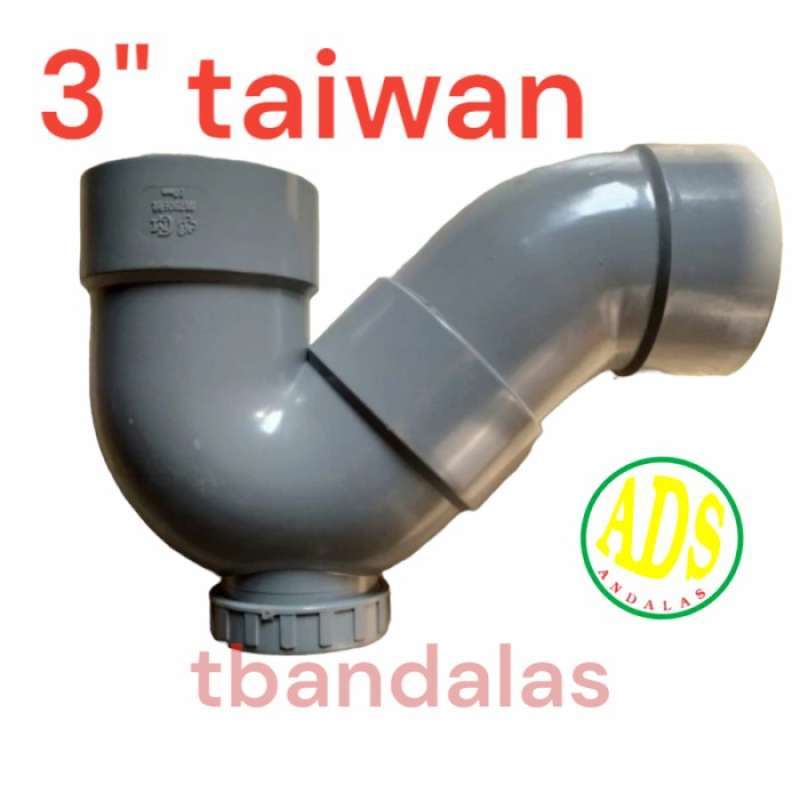 Promo V Trap P Trap 3 Inch Leher Angsa Taiwan Diskon 17% di Seller ...
