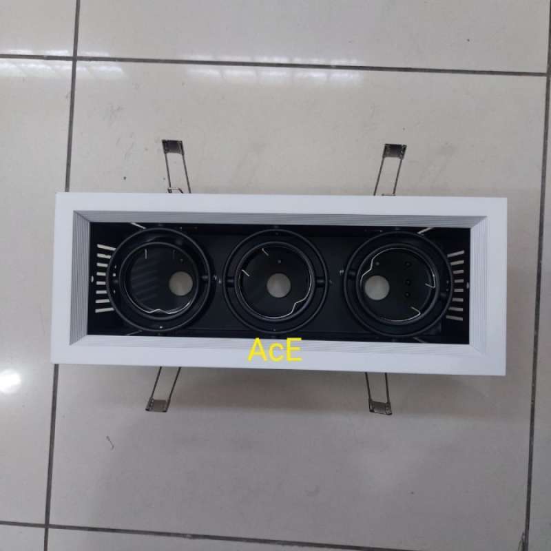 Jual Downlight Kosongan Model Box Isi 3 Lampu Mr16 Di Seller Grock ...
