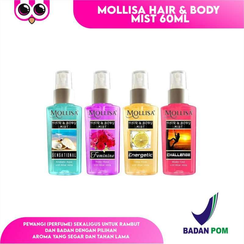 Jual MOLLISA HAIR AND BODY MIST 60ML / MOLLISA HAIR & BODY MIST 60 ML ...