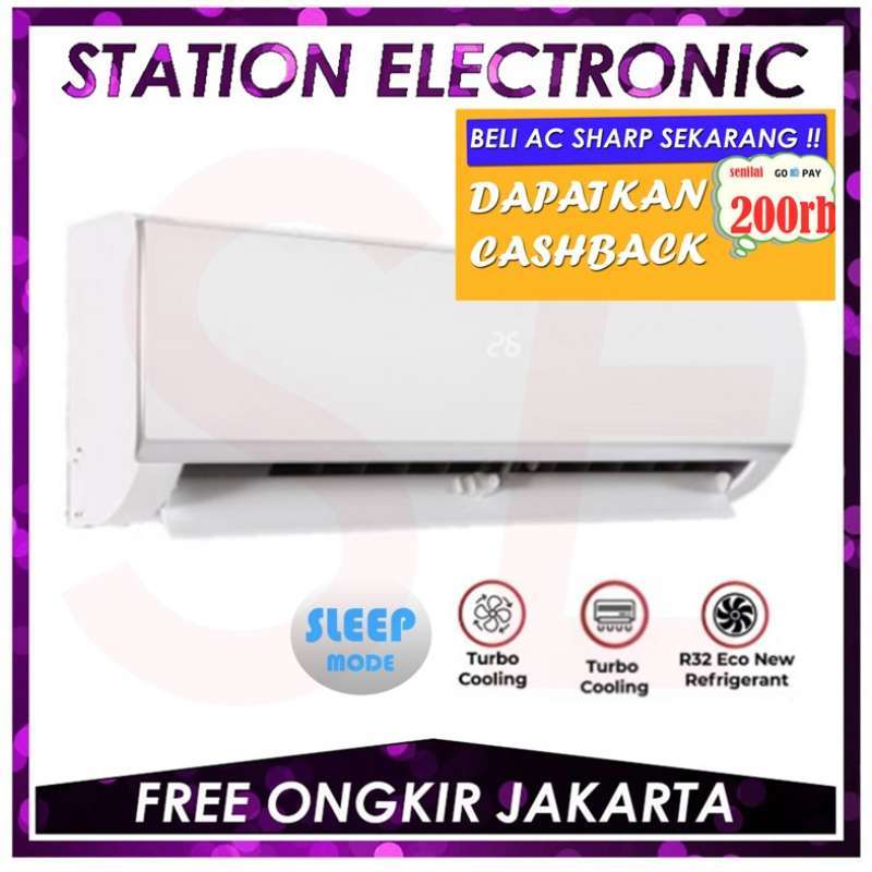 Jual SHARP AH-A9ZCY AC SPLIT 1 PK STANDARD R32 di Seller Station ...