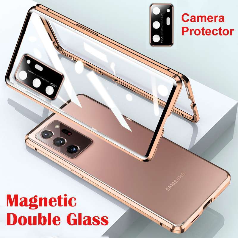 Promo Samsung Note 20 Ultra 20Ultra Double Side Glass Magnetic Case ...