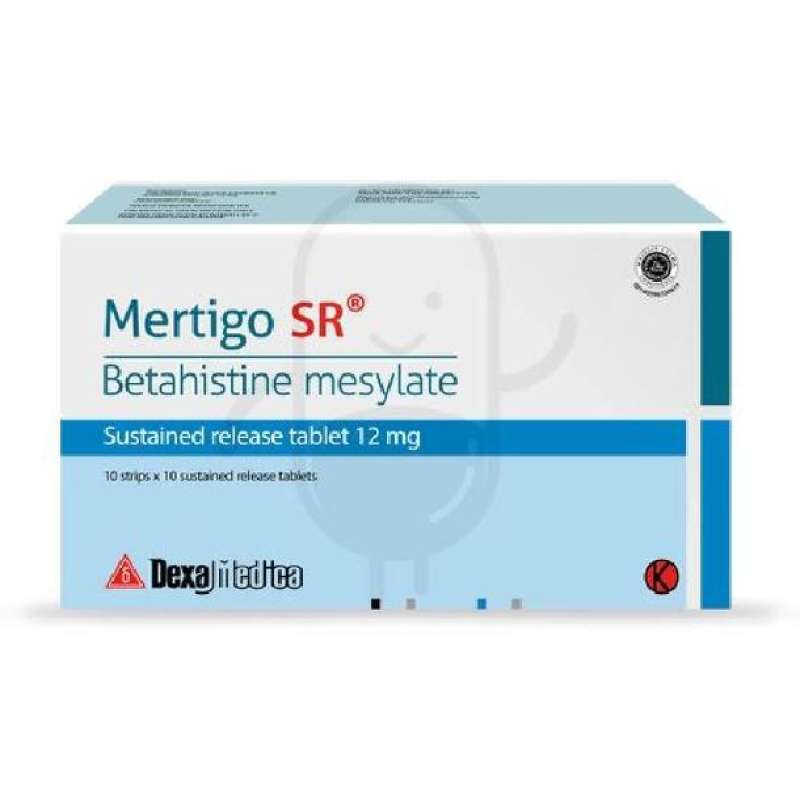 Jual MERTIGO SR 12 MG BOX 100 TABLET di Seller APOTEK MADANI FARMA ...