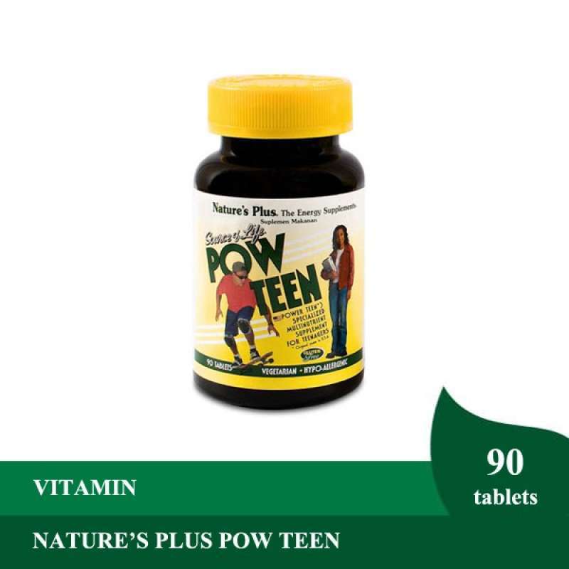 Jual Nature's Plus Pow Teen Power Teenager [90 Tablet] | Multivitamin ...